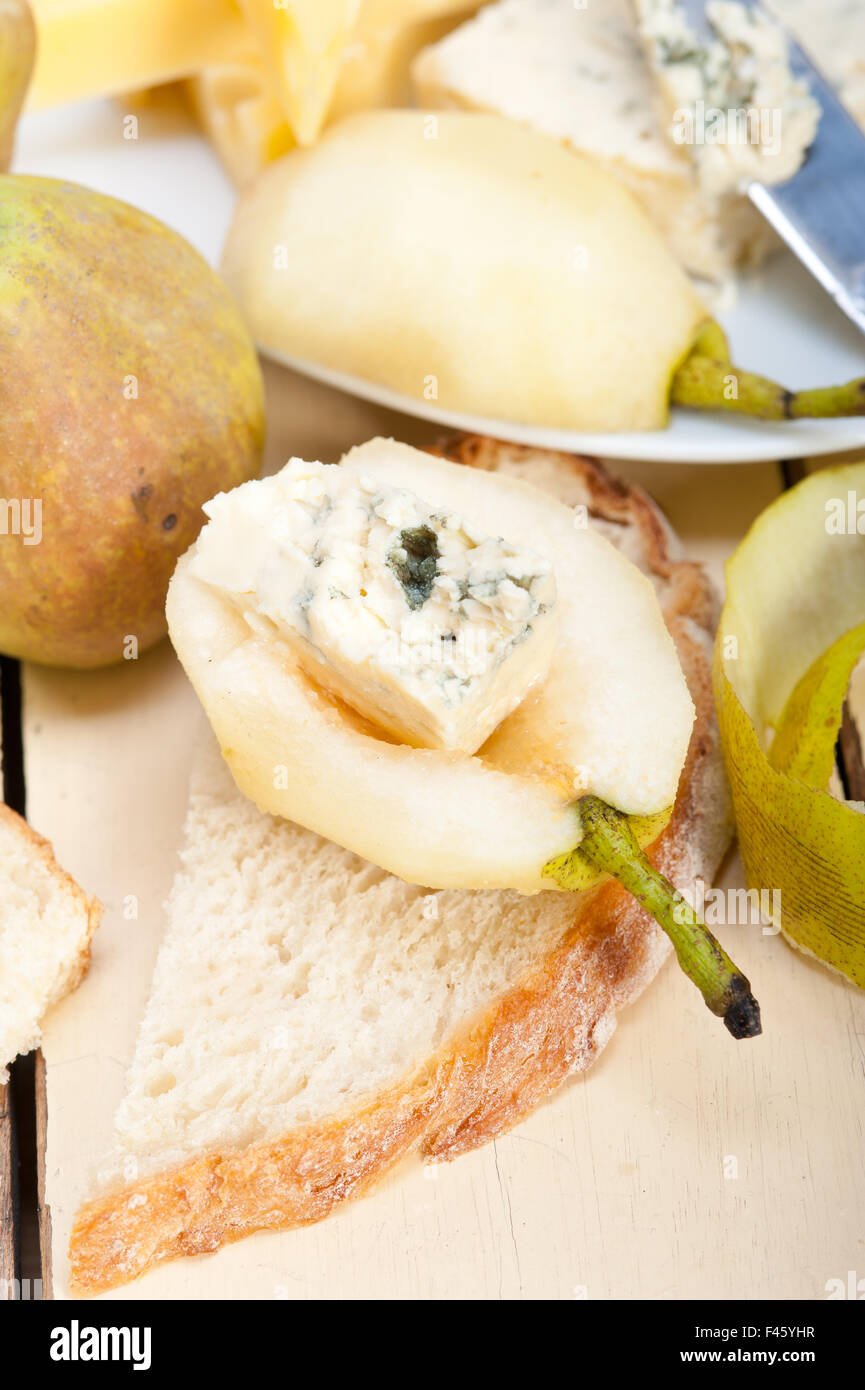 cheese and pears Stock Photo - Alamy