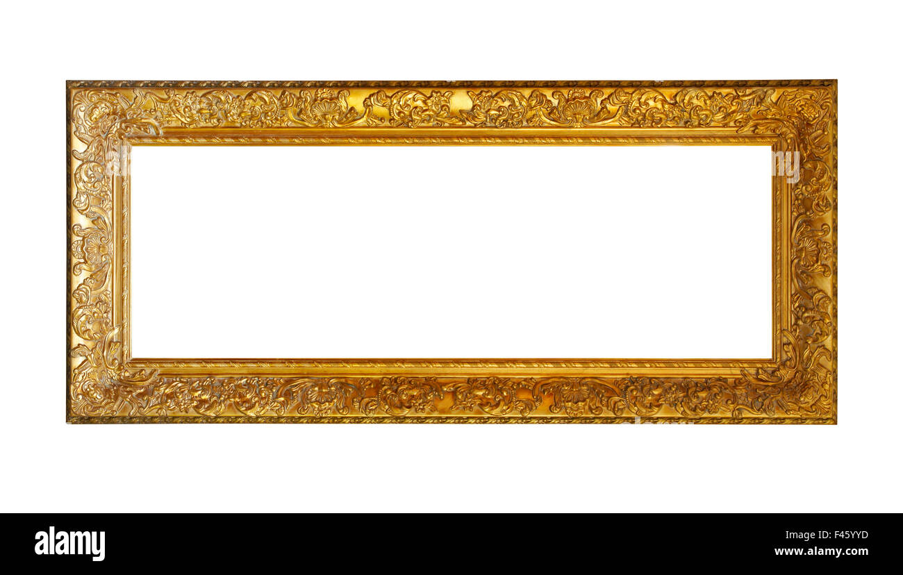 Medieval golden frame hi-res stock photography and images - Alamy