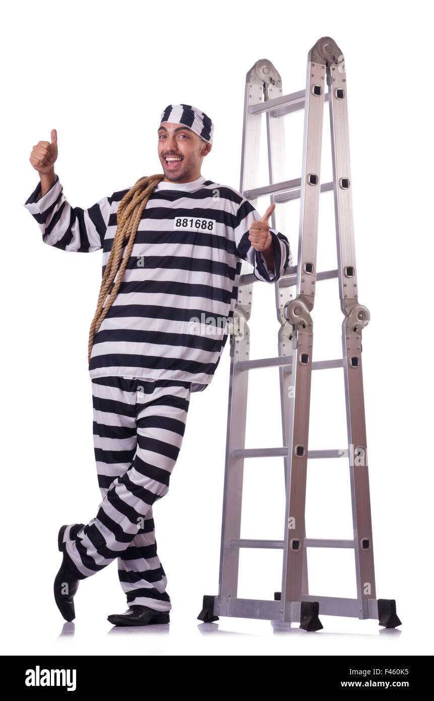 Convict stripe Cut Out Stock Images & Pictures - Alamy