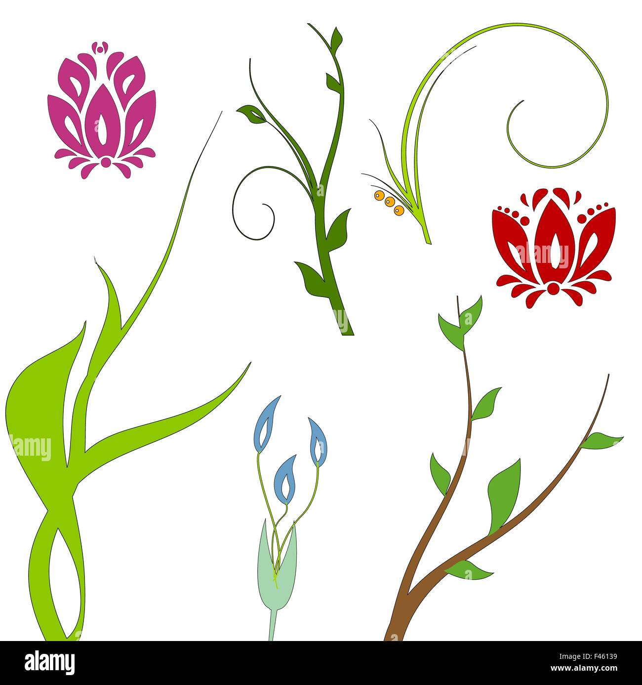 Glowing motion elements Cut Out Stock Images & Pictures - Alamy