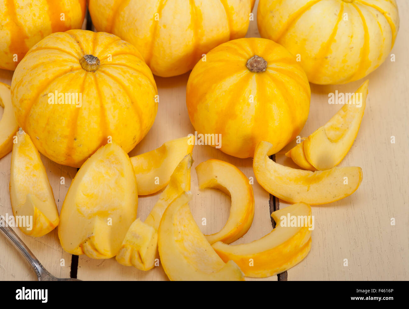 fresh yellow pumpkin Stock Photo - Alamy