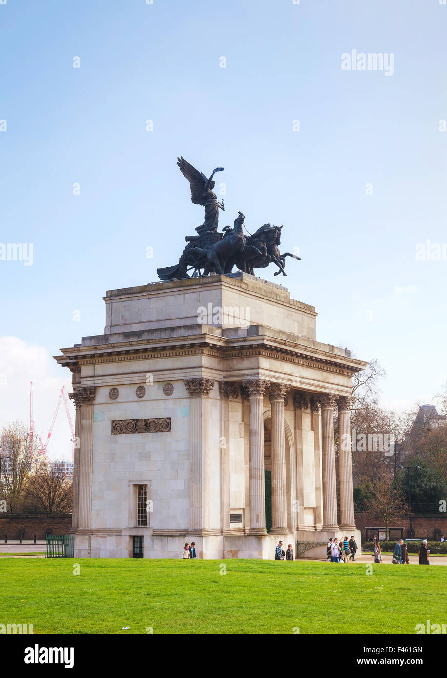 Wellington Arch monument in London, UK Stock Photo - Alamy