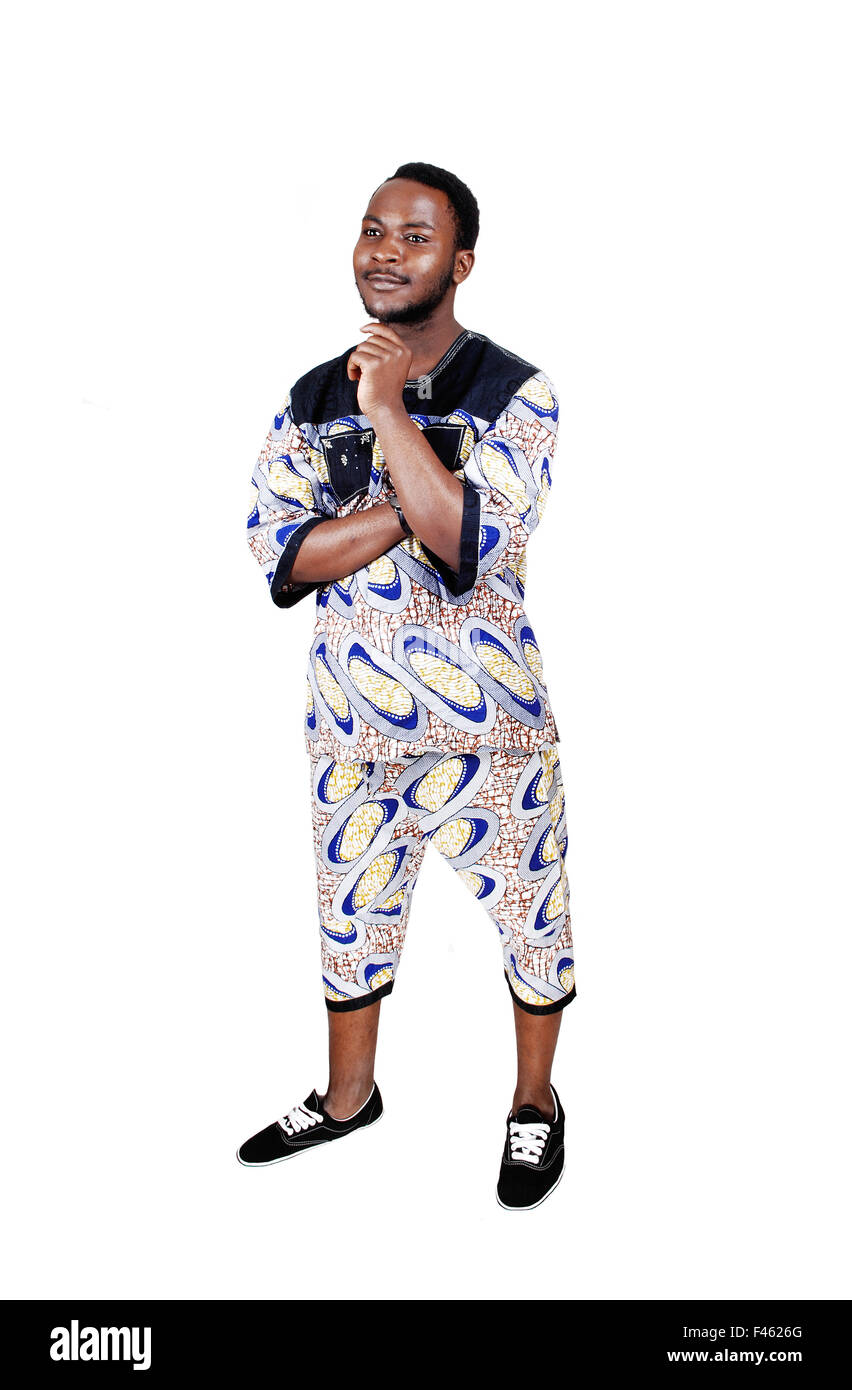 Happy african american man student Cut Out Stock Images & Pictures - Alamy