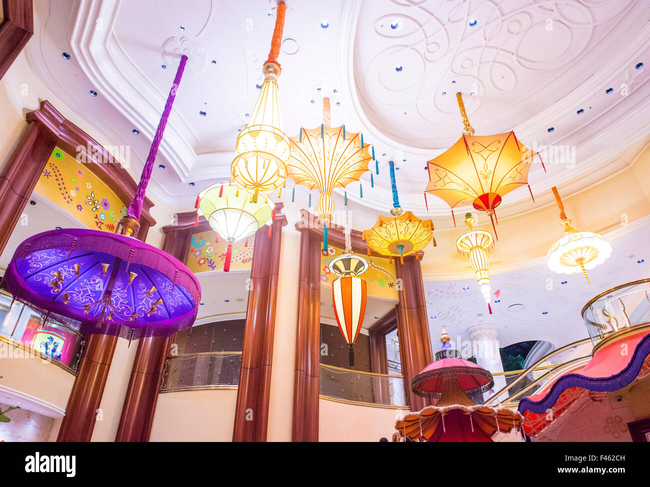 The Parasol Down bar at the Wynn Hotel and casino in Las vegas Stock ...
