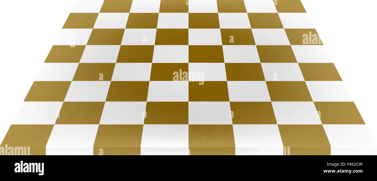 Empty chess board in brown and white design Stock Vector Image & Art ...