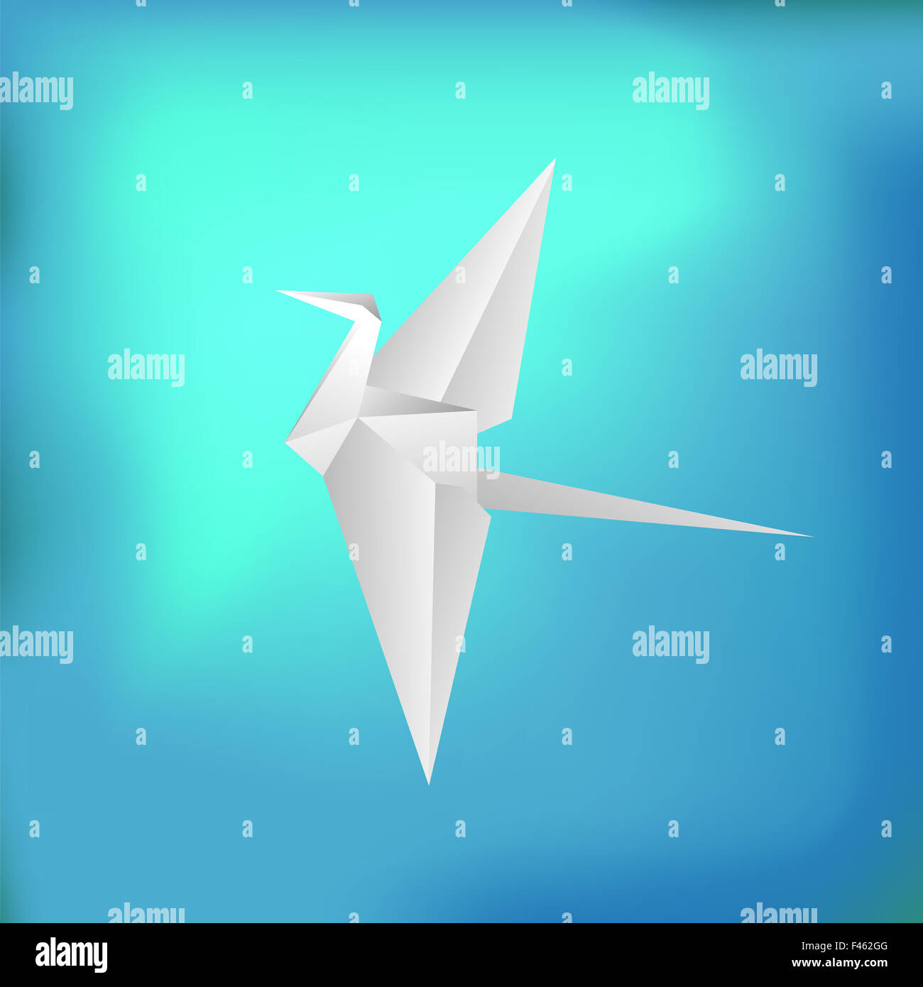 Flying Paper Bird Stock Photo - Alamy