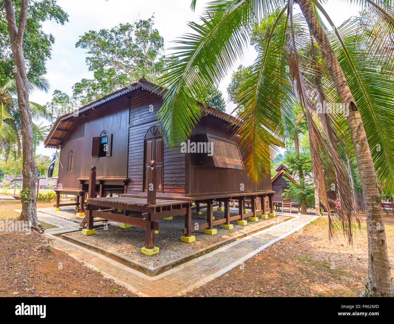 Traditional wooden house at Malaysia Stock Photo - Alamy