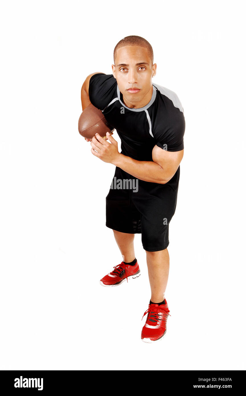 Football player standing Stock Photo - Alamy