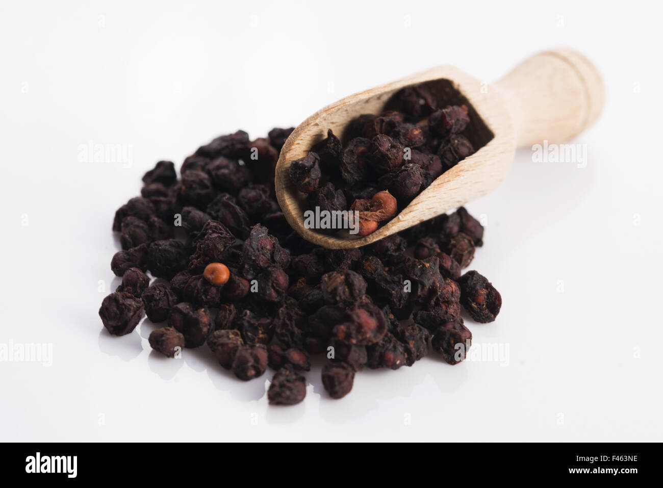 Dried schisandra chinensis fruits isolated on white background Stock ...