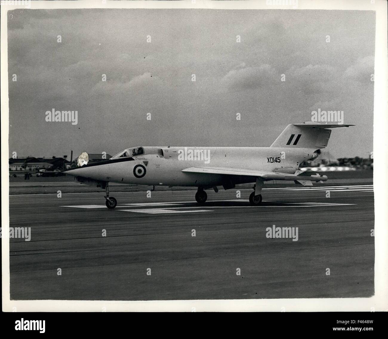 1958 - 5.6.58 Pilot killed when Segret Rocket jet crashes The Saunders ...