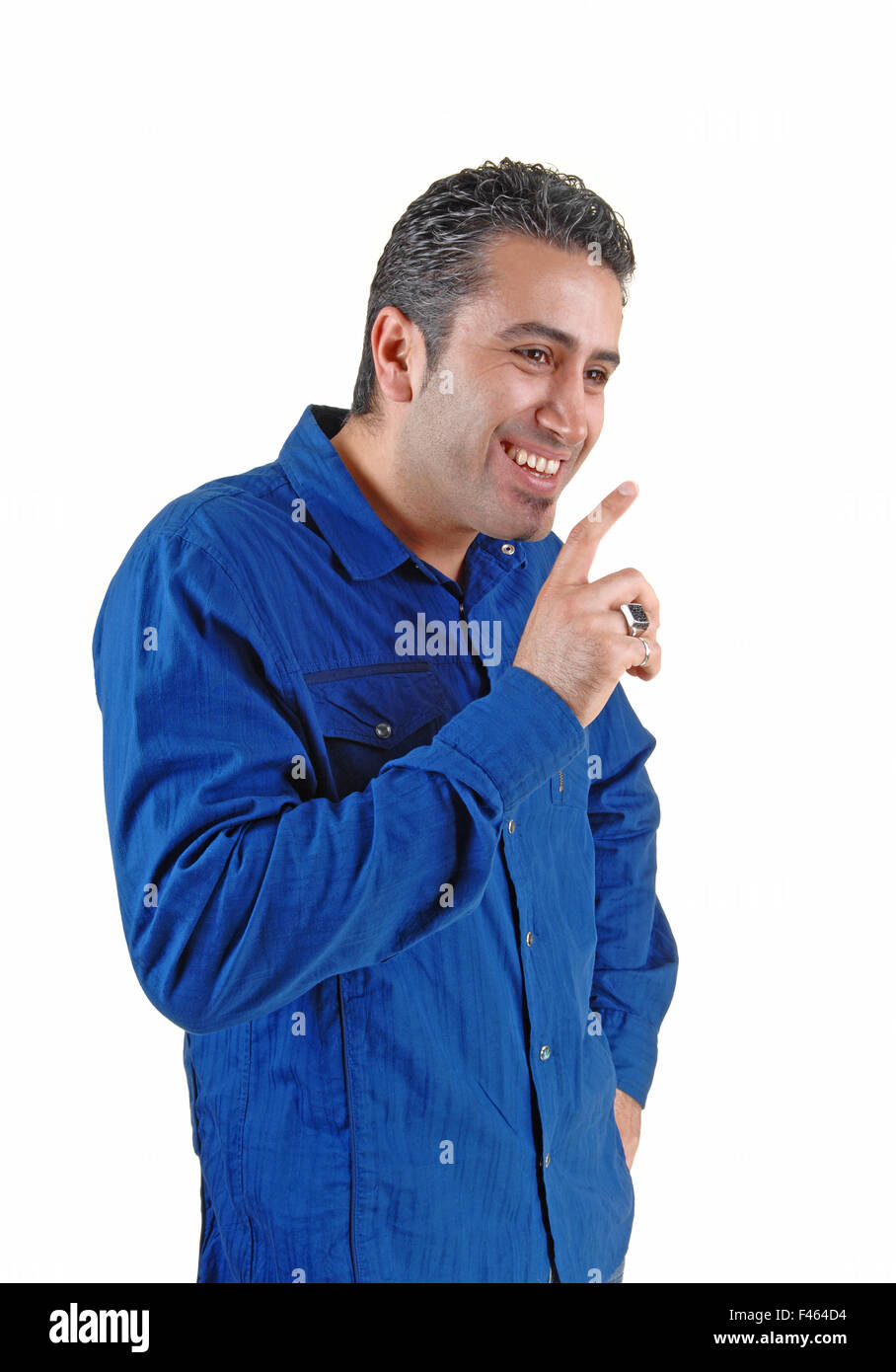 Talking young man Stock Photo - Alamy