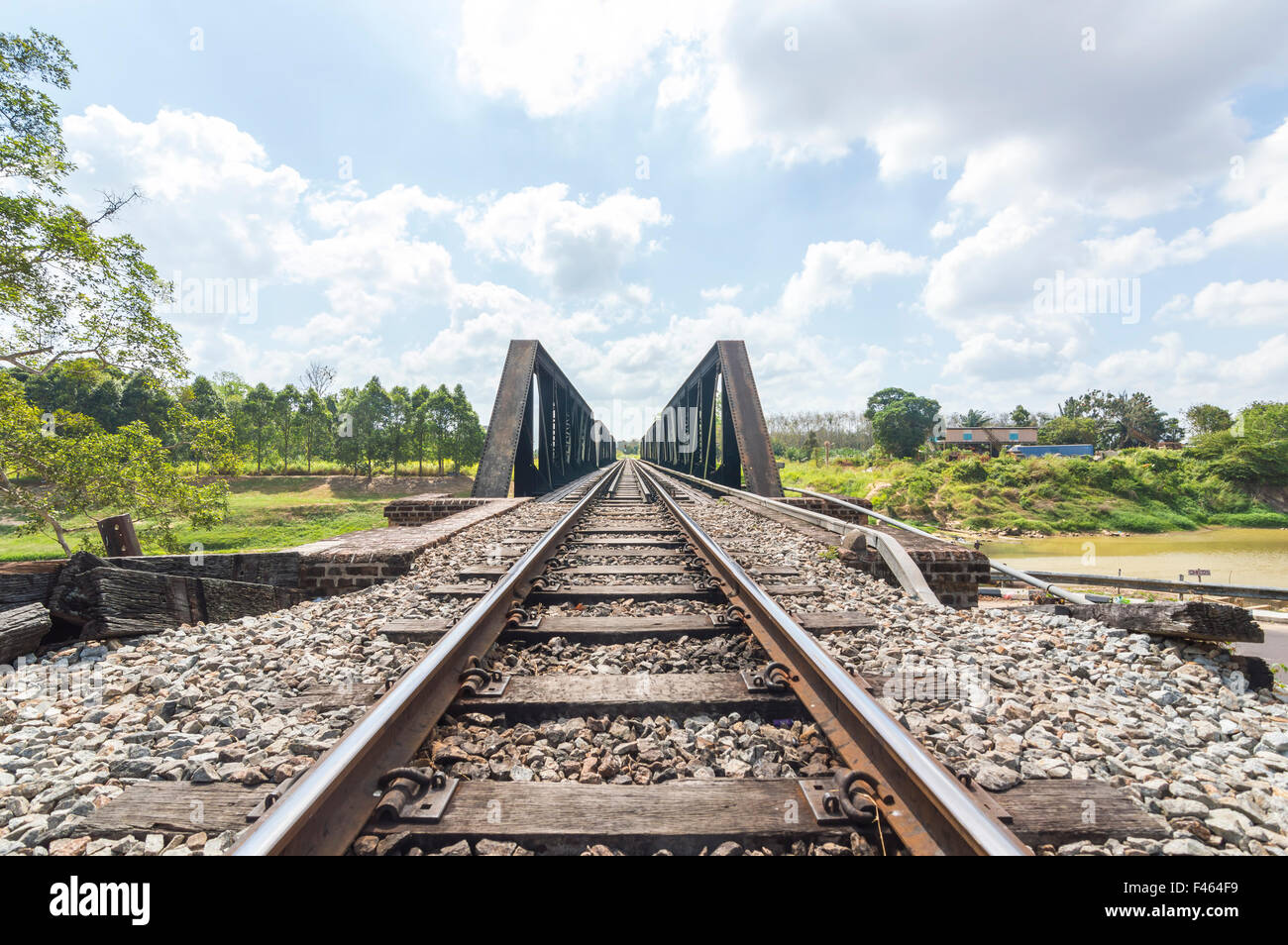 Old railway bridge Stock Photo - Alamy