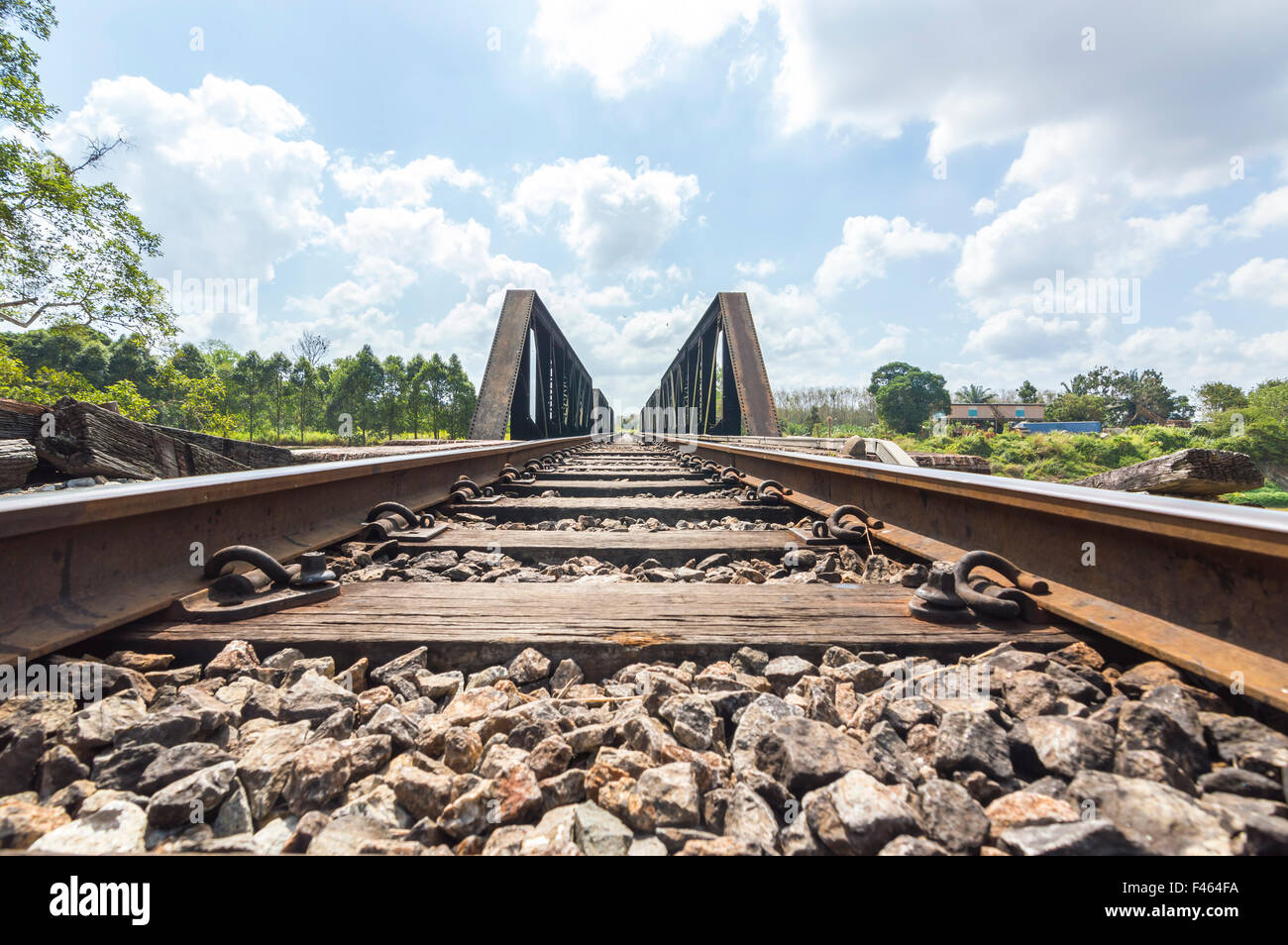 Old railway bridge Stock Photo - Alamy