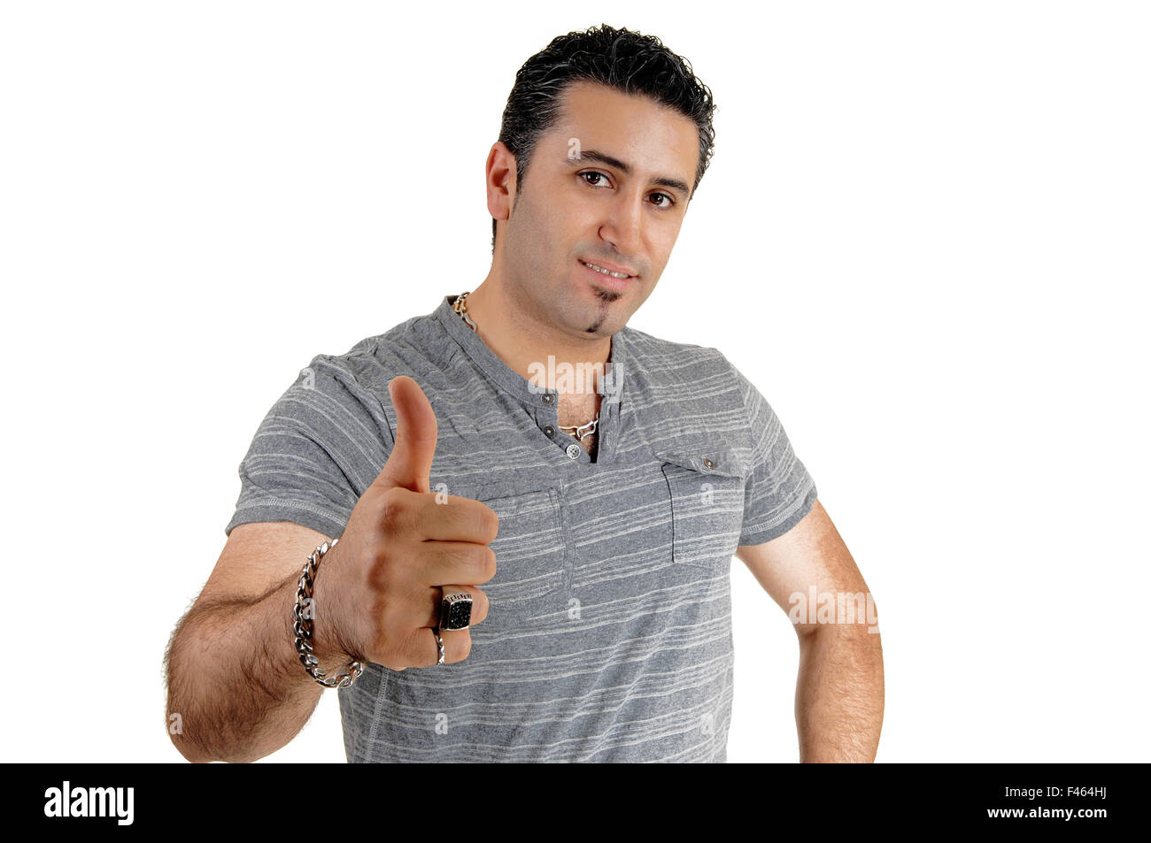 Man thump up Stock Photo - Alamy