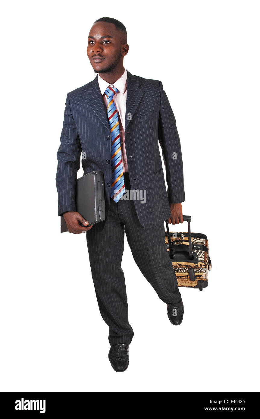 Young handsome businessman running Cut Out Stock Images & Pictures - Alamy