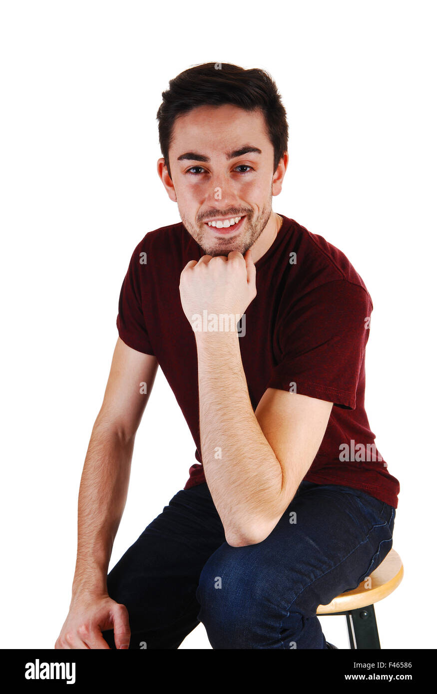 Portrait of young man Stock Photo - Alamy