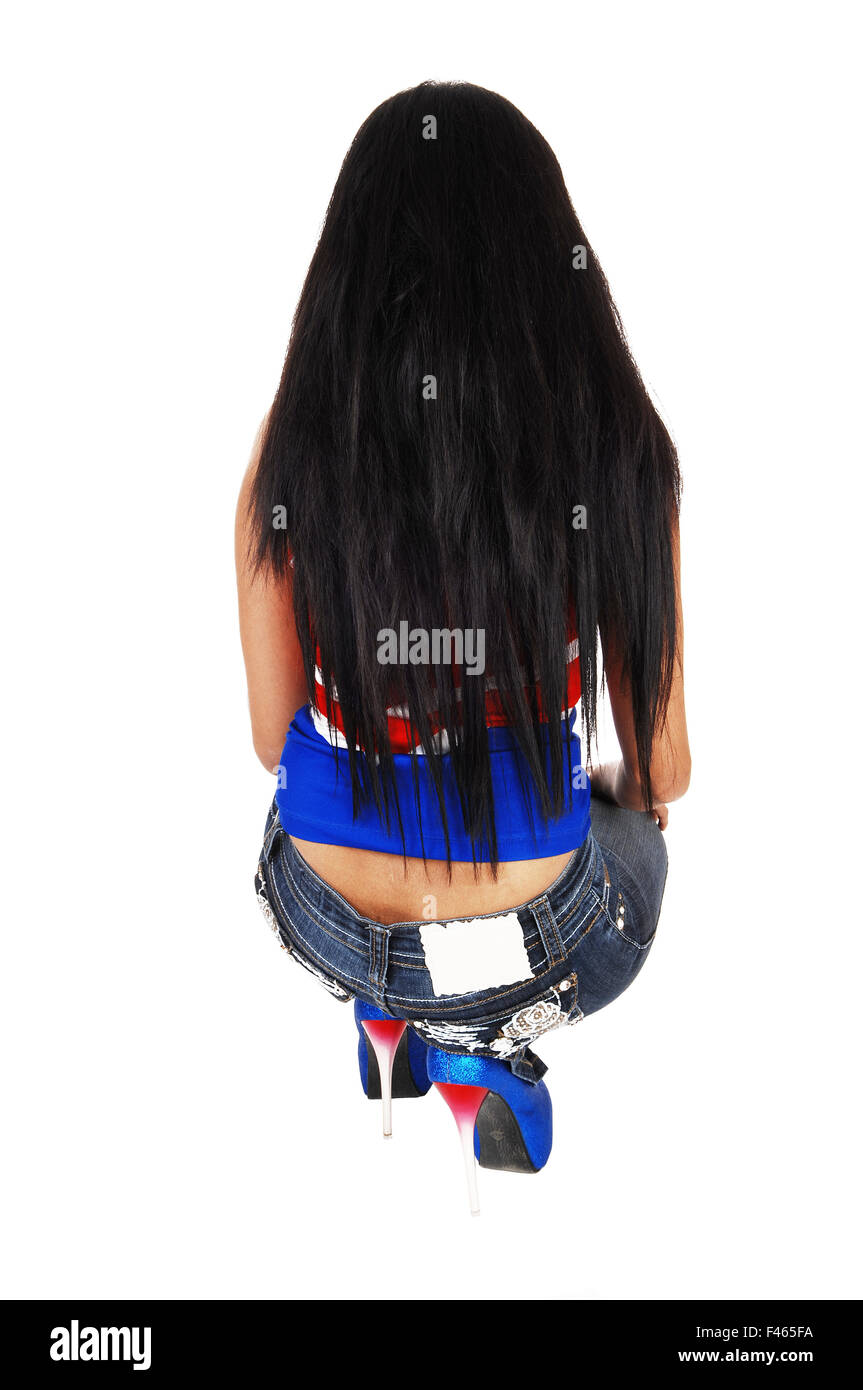 Girl from back Stock Photo - Alamy