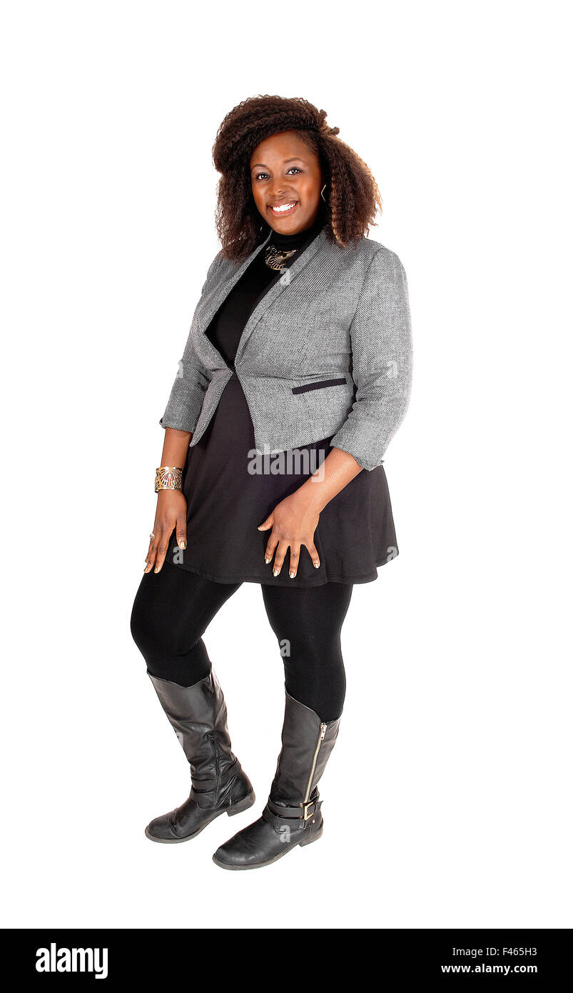 Confident young woman beautiful curly Cut Out Stock Images & Pictures ...