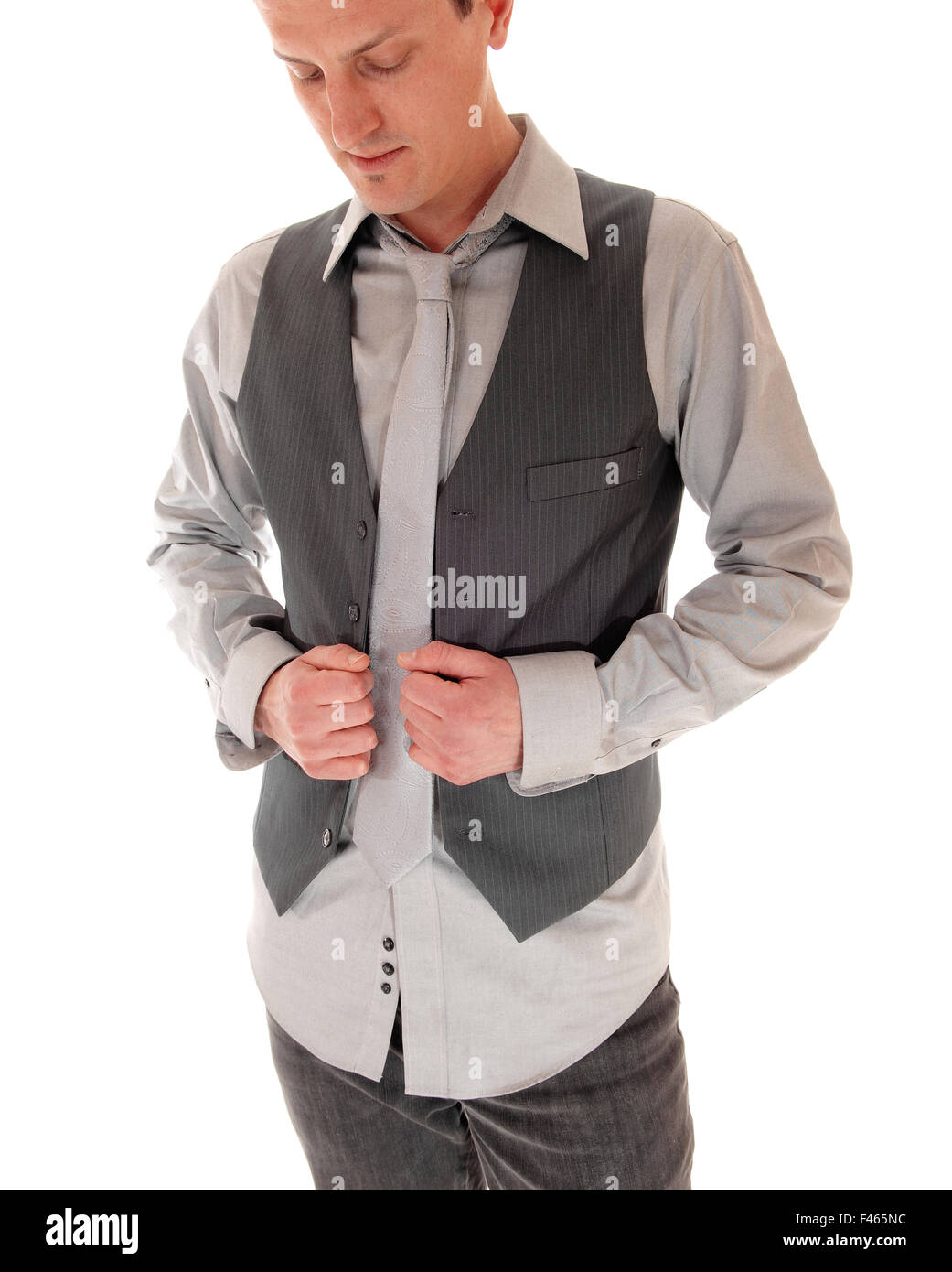 Man getting dressed Stock Photo - Alamy