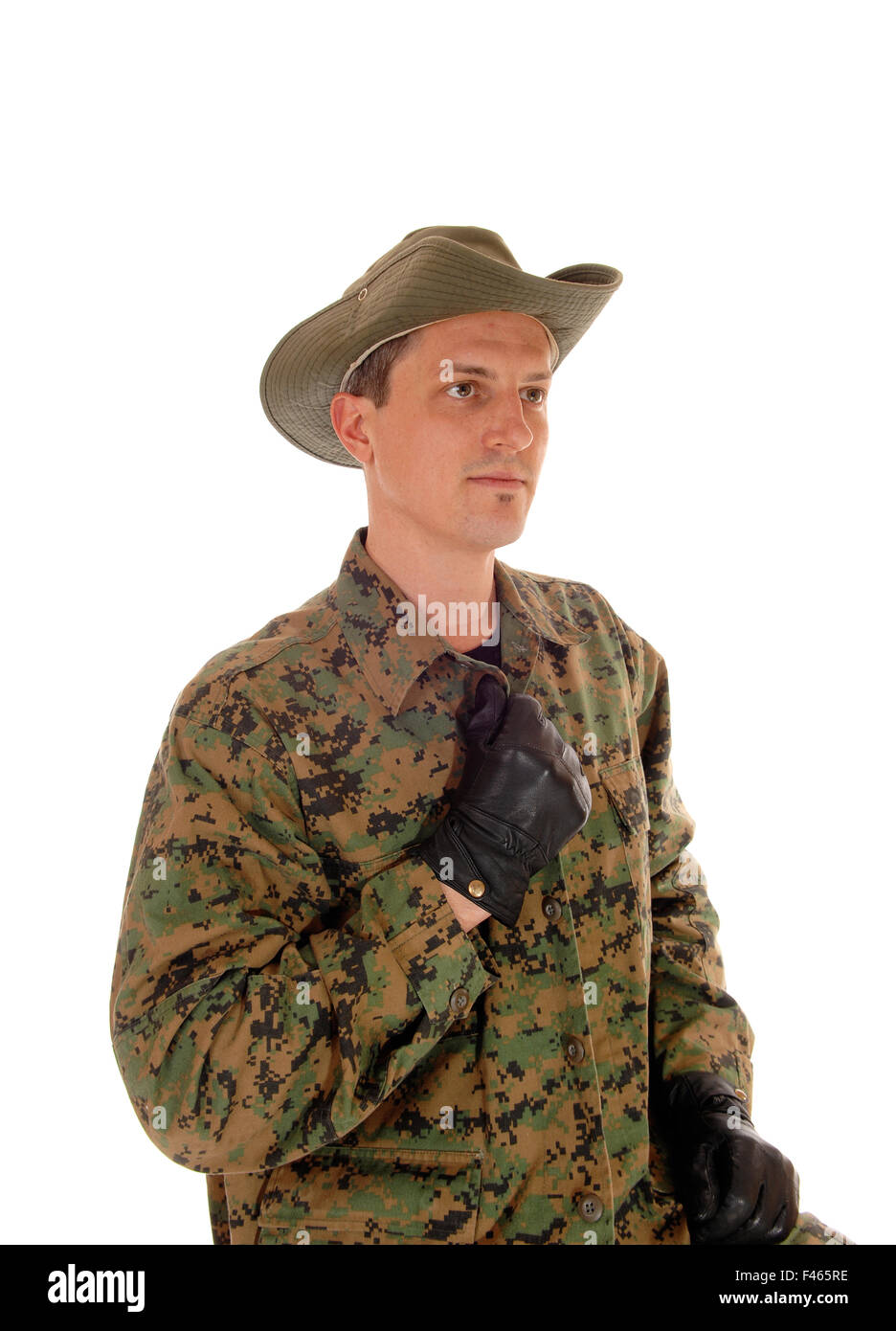Portrait of a soldier Stock Photo - Alamy