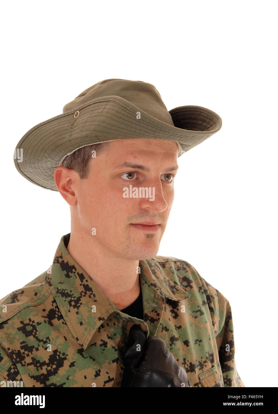 Serious soldier in uniform hi-res stock photography and images - Alamy