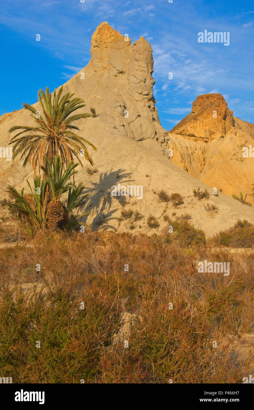 Tabernas Desert Natural Park, Tabernas, Almeria Province, Andalusia ...