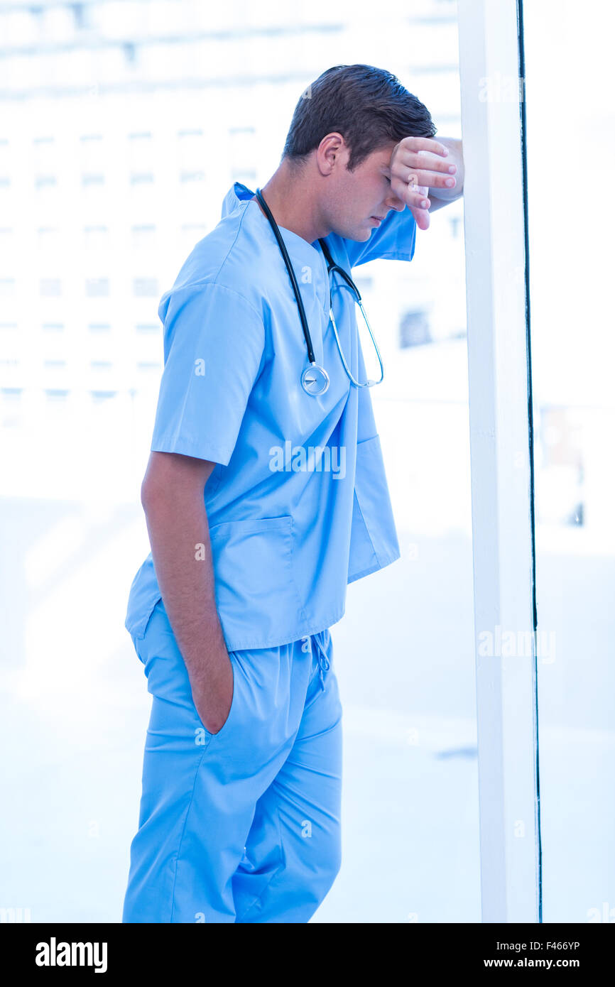 Doctor feeling the pressure Stock Photo - Alamy