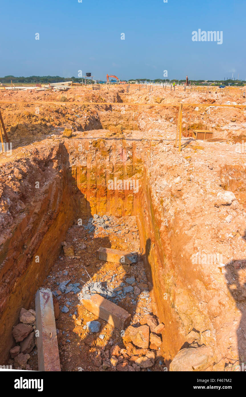 Concrete footing formwork hi-res stock photography and images - Alamy