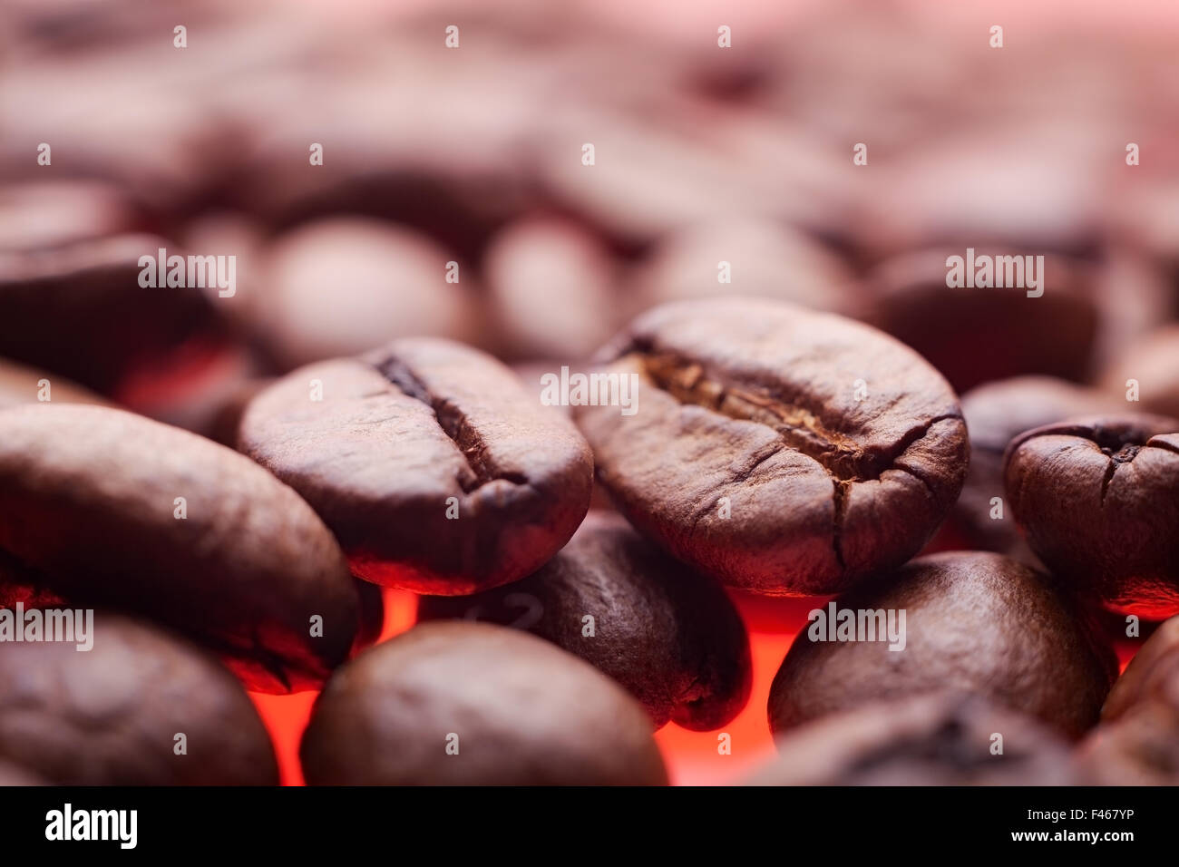beautiful coffee seeds close-up. background Stock Photo - Alamy