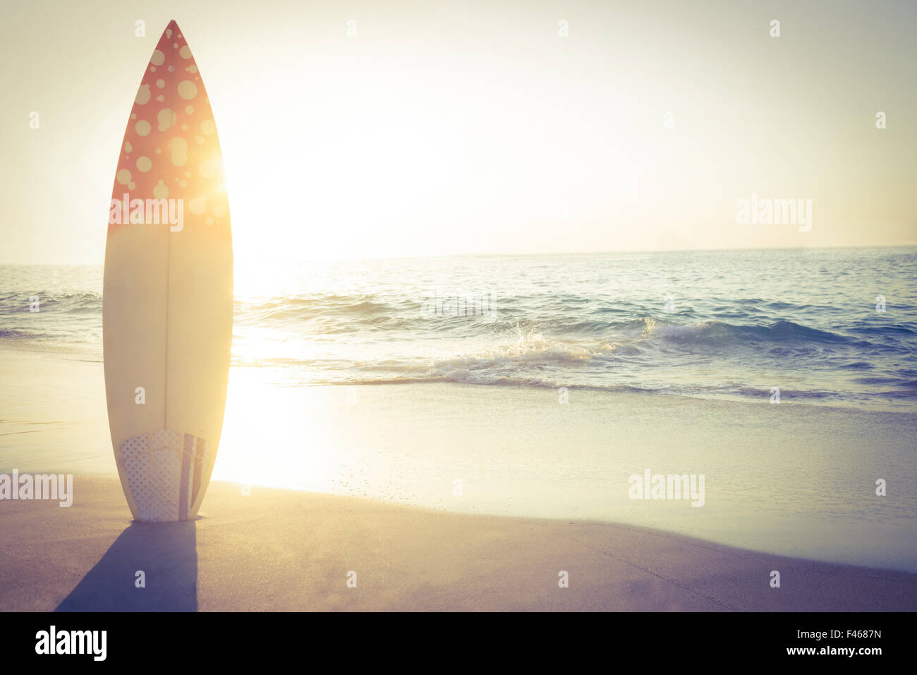 Surf board standing hi-res stock photography and images - Alamy