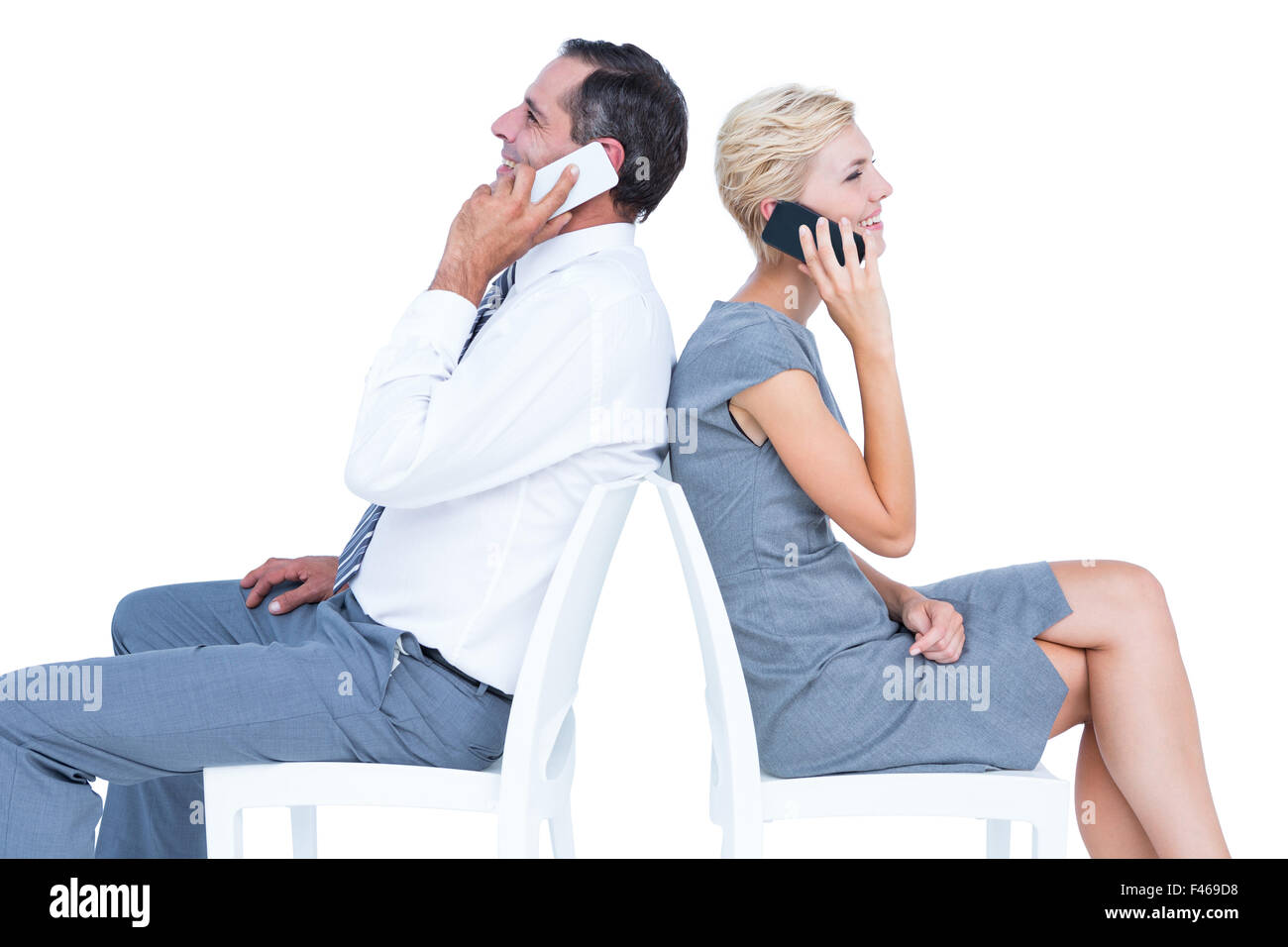Business people having phone call hi-res stock photography and images ...