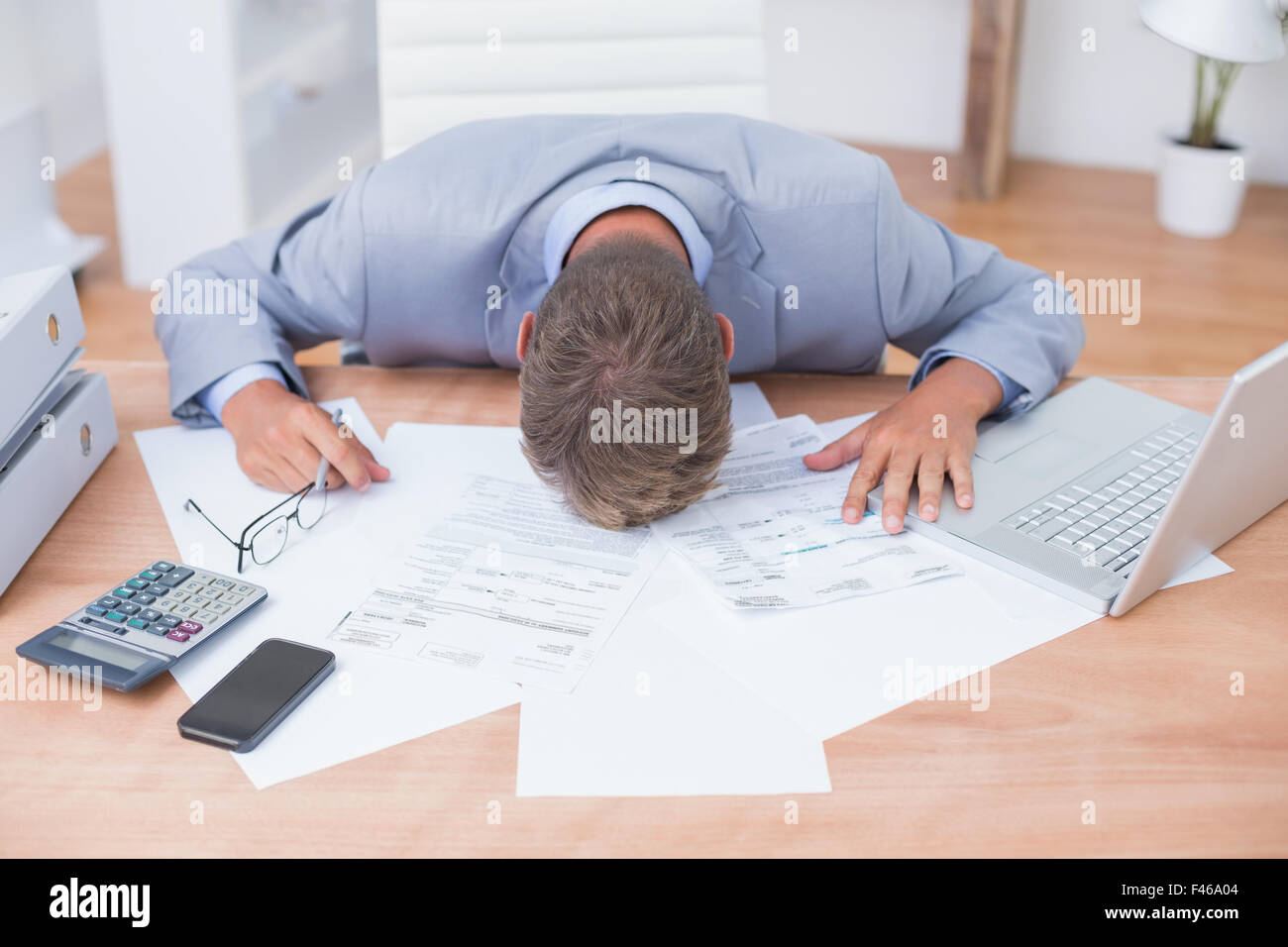 Exhausted accounting hi-res stock photography and images - Alamy