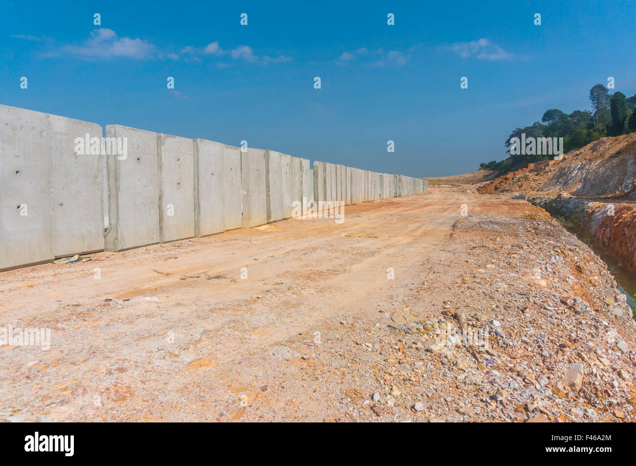 Stacked concrete drainage Stock Photo - Alamy