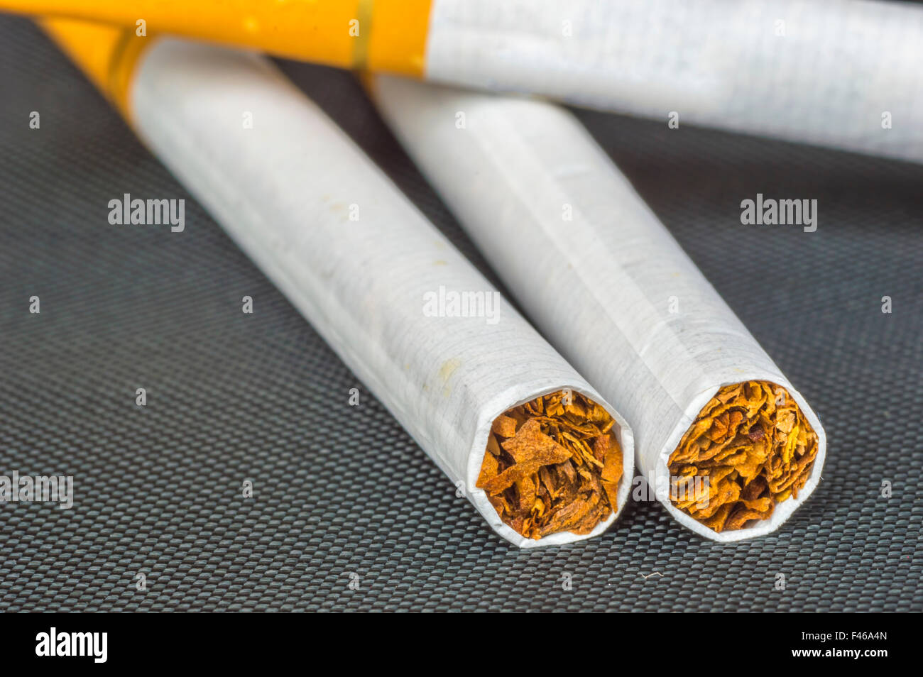 Tobacco cigarette macro Stock Photo - Alamy