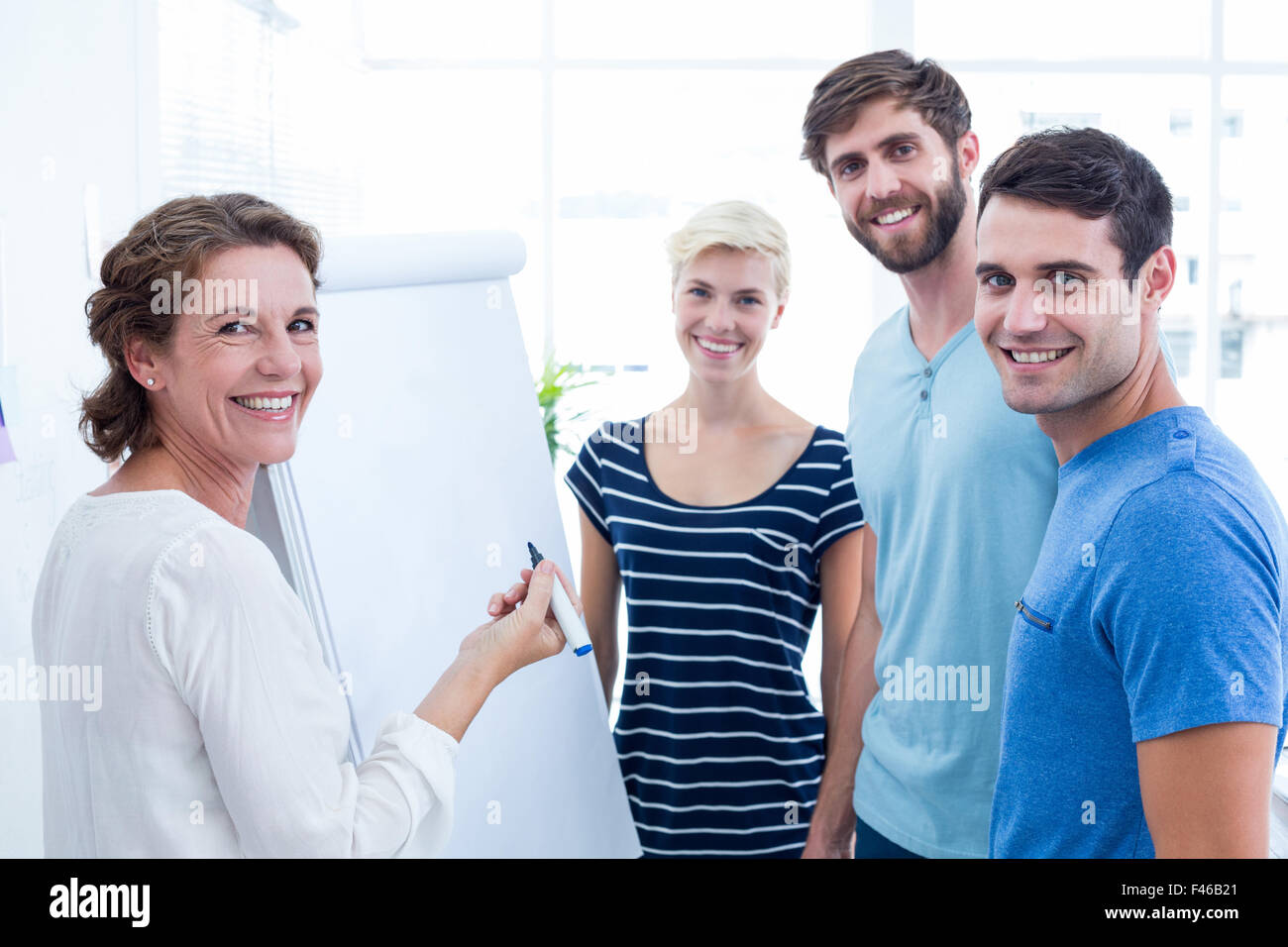 Creative business team in meeting Stock Photo - Alamy