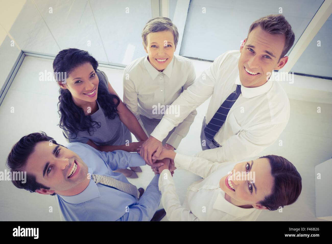 Business team celebrating a good job Stock Photo - Alamy