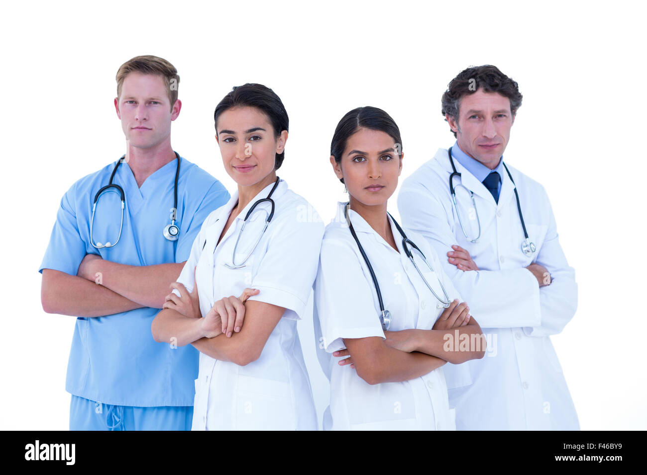 Doctors and nurse standing together Stock Photo - Alamy