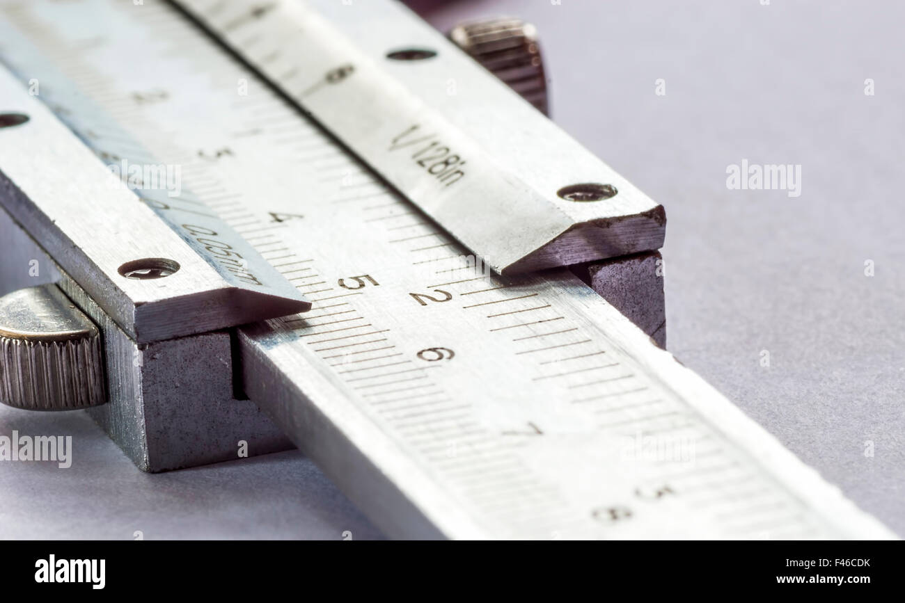 vernier calipers close up with natural lighting Stock Photo - Alamy