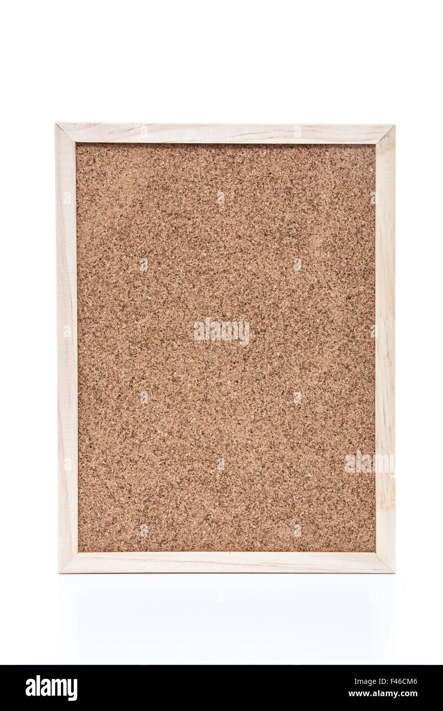 Standard pinboard. All on white bakcground Stock Photo - Alamy