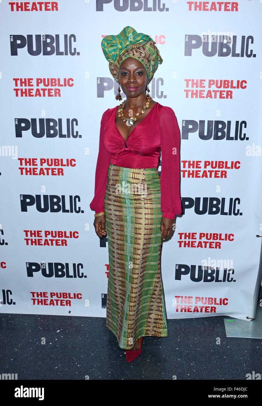 New York, NY, USA. 14th Oct, 2015. Akosua Busia in attendance for ...