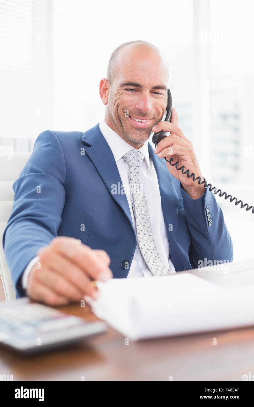 Businessman phone call notes hi-res stock photography and images - Alamy