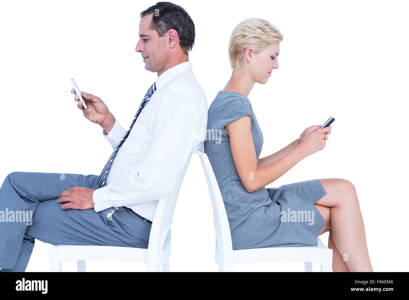 business people having phone call Stock Photo - Alamy
