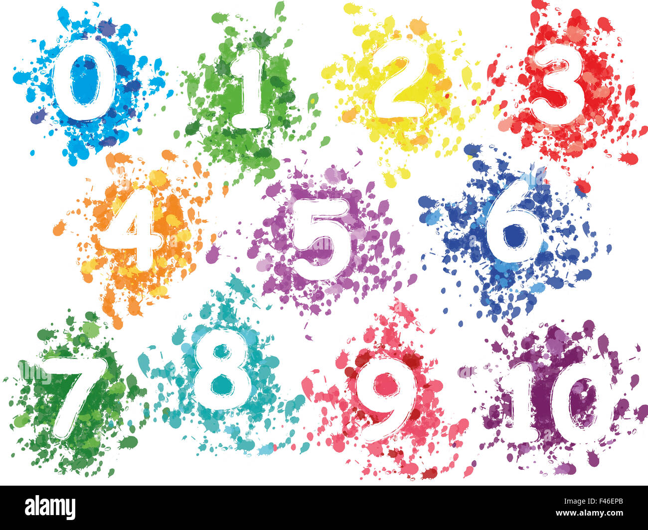 Color by numbers hi-res stock photography and images - Alamy