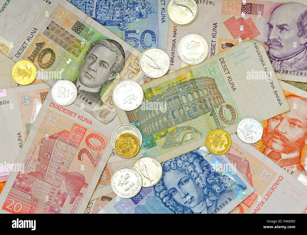Banknotes of croatia hi-res stock photography and images - Alamy