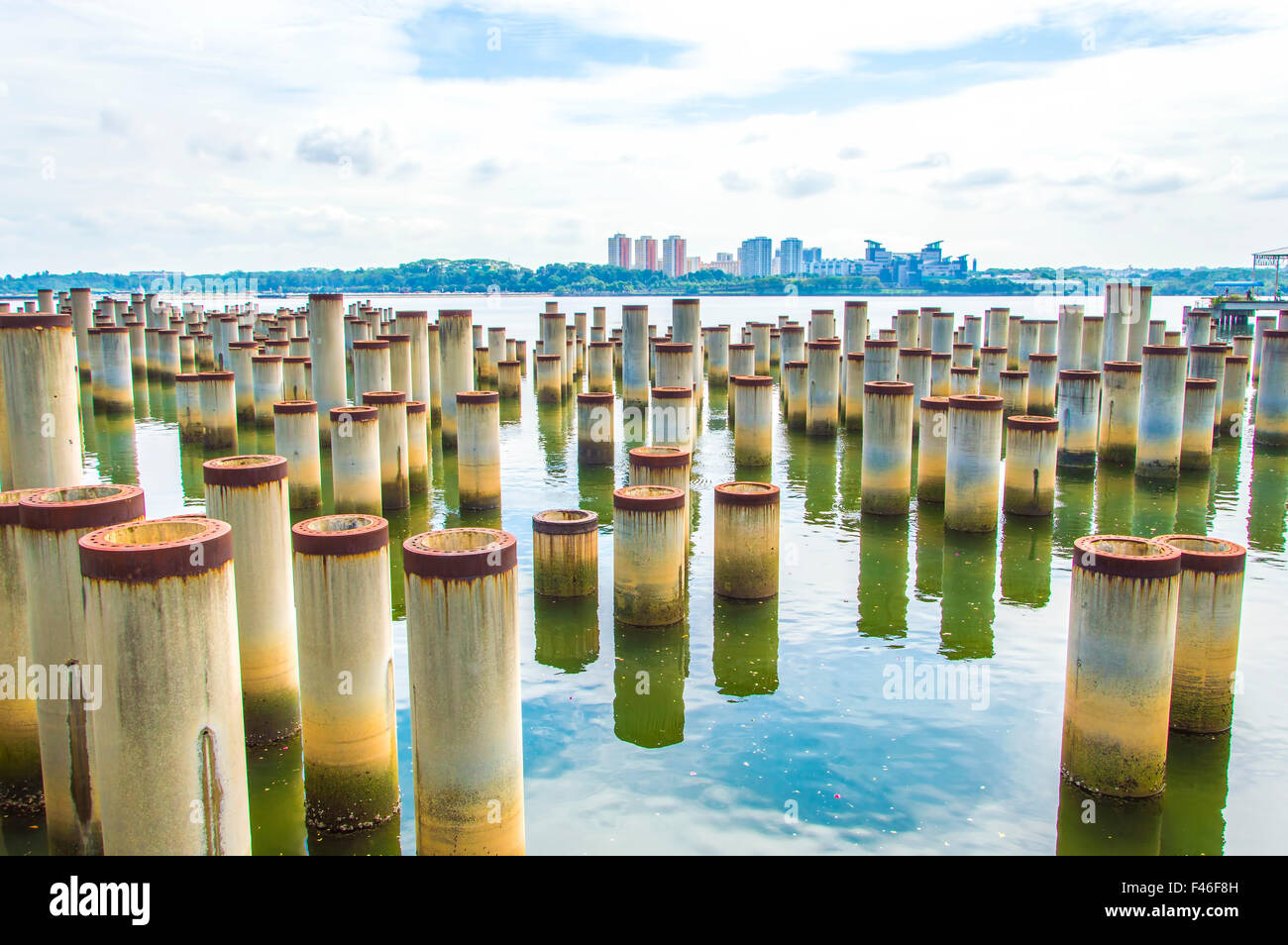 Spump pile hi-res stock photography and images - Alamy