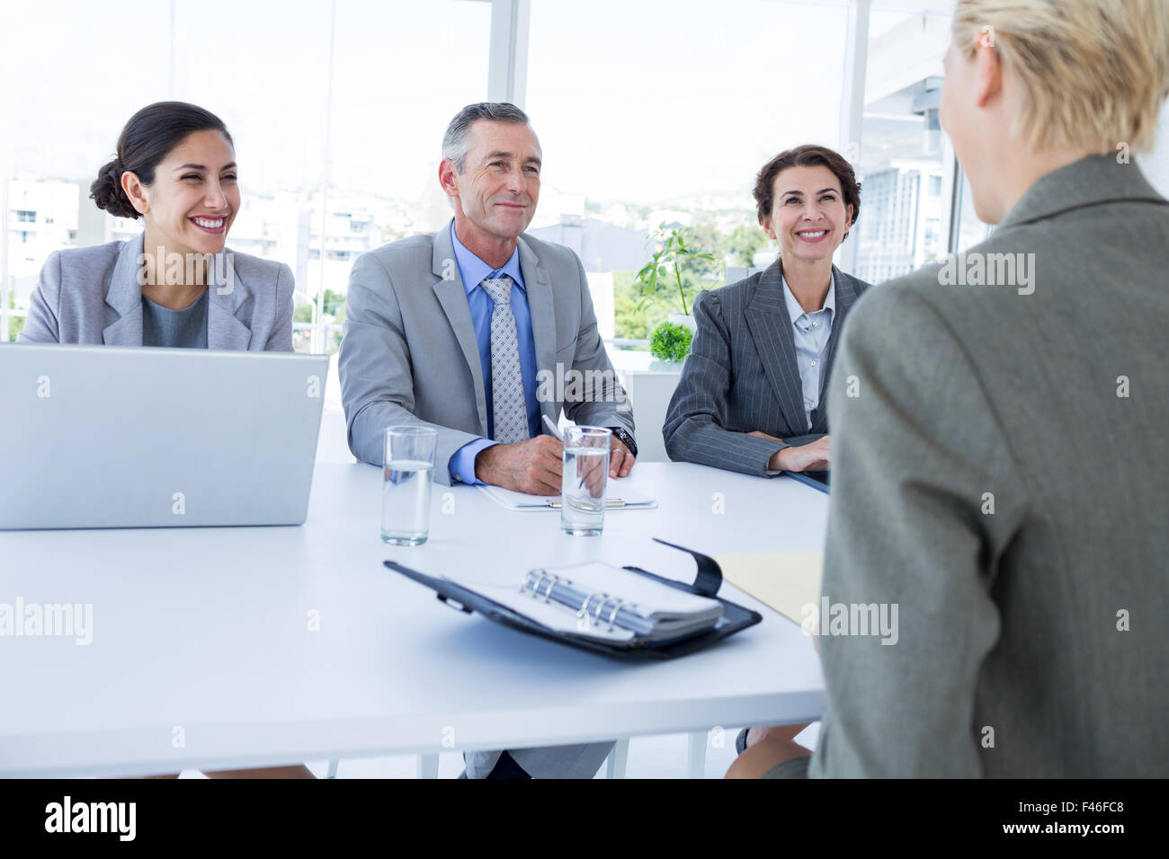 Interview panel hi-res stock photography and images - Alamy