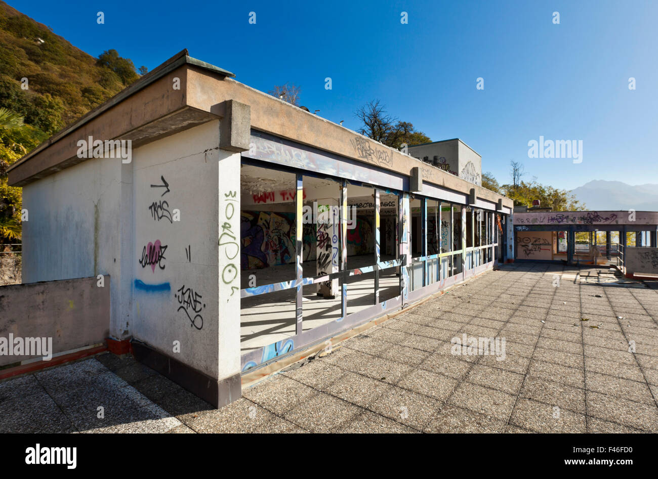 old building , view from terrace Stock Photo - Alamy