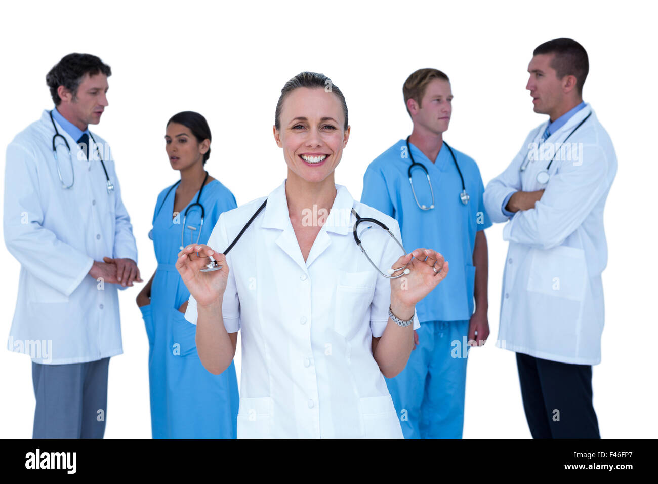 Doctors and nurses discussing together Stock Photo - Alamy