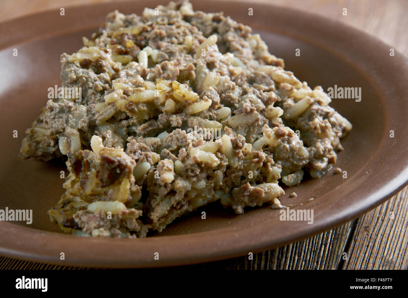 Maksalaatikko - Liver casserole . Finnish food that is traditionally ...
