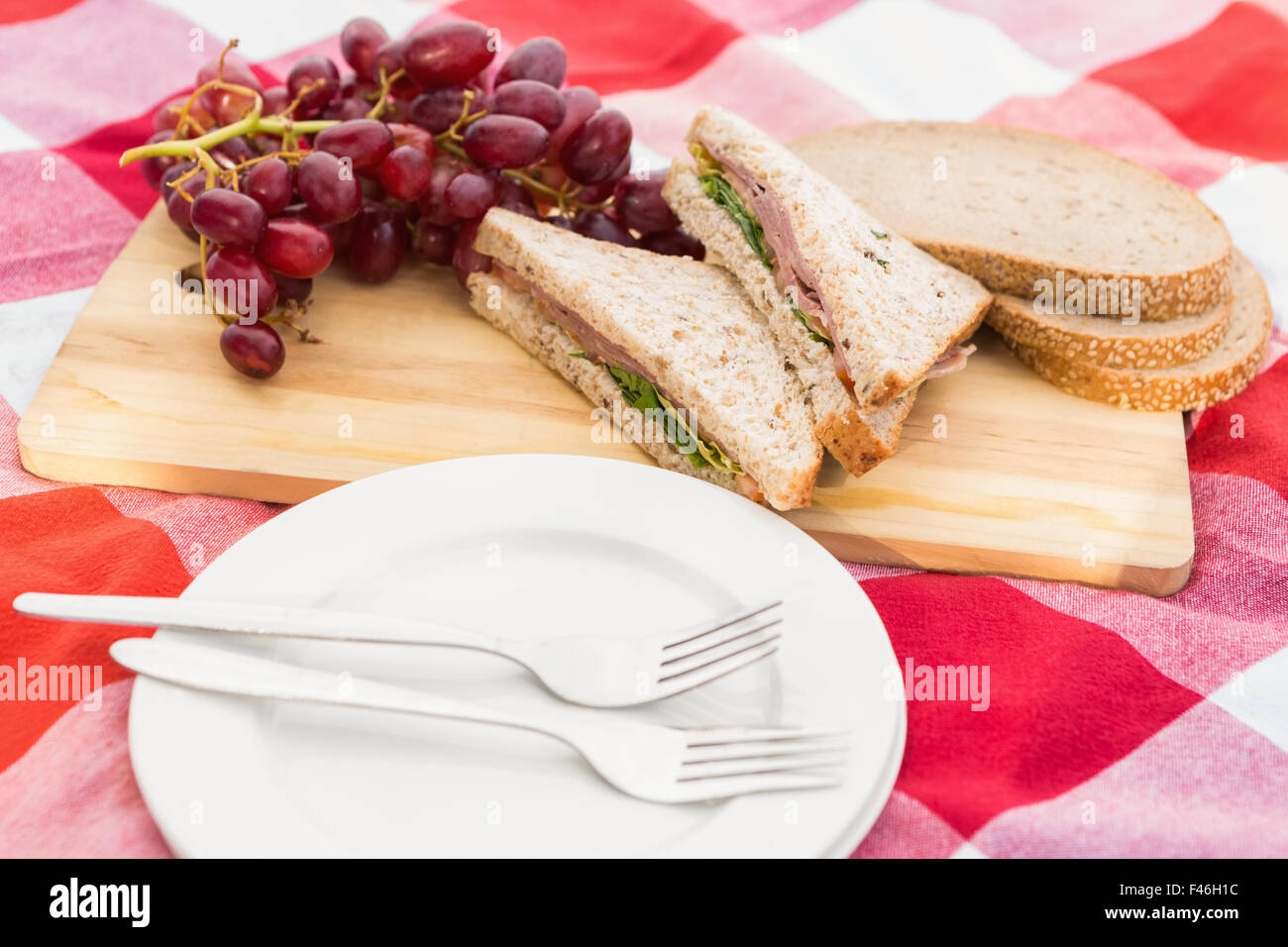 Pick-nick for two persons Stock Photo - Alamy